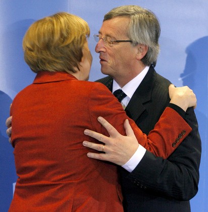German Chancellor Angela Merkel L Congratulates Editorial Stock Photo ...