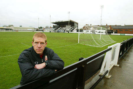 Playermanager Phil Robinson Stafford Rangers Marston Editorial Stock ...