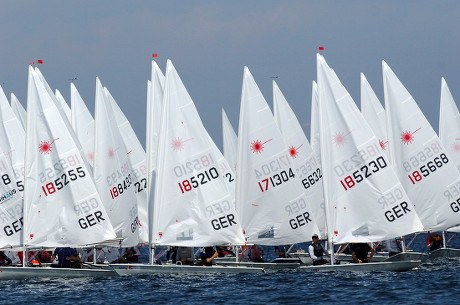 Photo Shows Laser Class Boats During Editorial Stock Photo - Stock ...