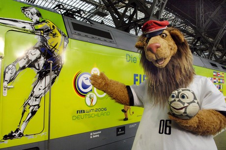 Fifa Mascot Goleo Vi Arrives Train Editorial Stock Photo - Stock Image ...