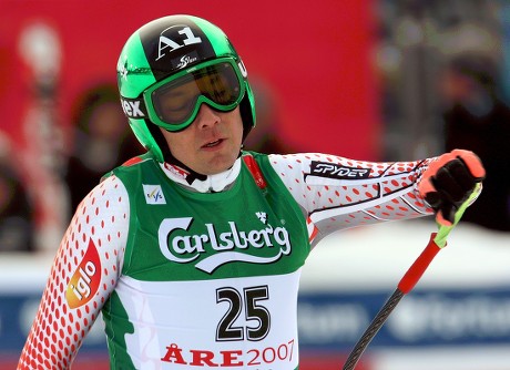 Fritz Strobl Austria Reacts Finish Area Editorial Stock Photo - Stock ...