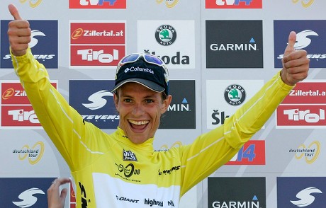 German Professional Cyclist Linus Gerdemann Team Editorial Stock Photo ...