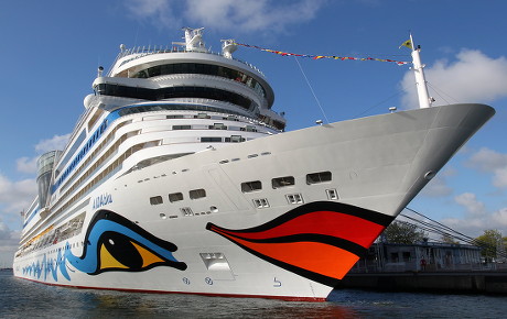 Club Cruise Ship Aidablu Moors Warnemuende Editorial Stock Photo ...
