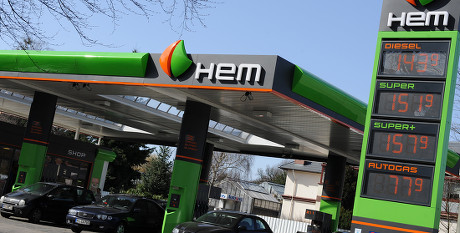 LOGO HEM PETROL STATION HAMBURG GERMANY Editorial Stock Photo - Stock ...