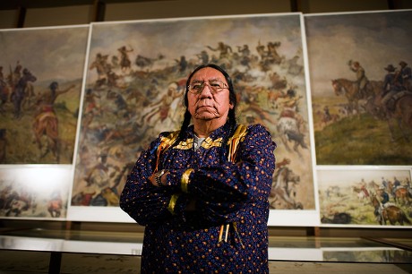 Greatgrandson Hunkpapa Lakota Chieftain Sitting Bull Editorial Stock Photo - Stock Image ...