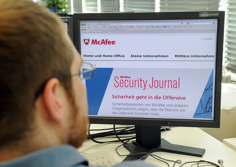Logo Antivirus Specialist Mcafee Captured On Editorial Stock Photo - Stock Image | Shutterstock