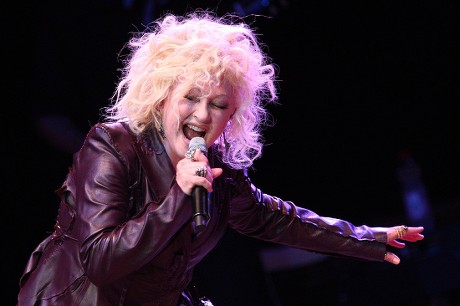 Us Singer Cyndi Lauper Performs Onstage Editorial Stock Photo - Stock ...