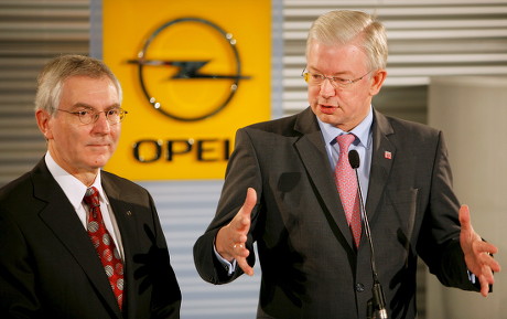 Prime Minister Hesse Roland Koch R Editorial Stock Photo - Stock Image ...