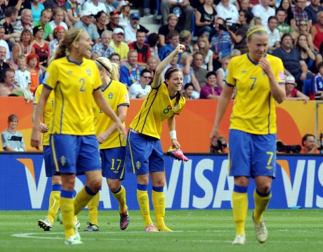Swedens Lotta Schelin C Celebrates Opening Editorial Stock Photo ...