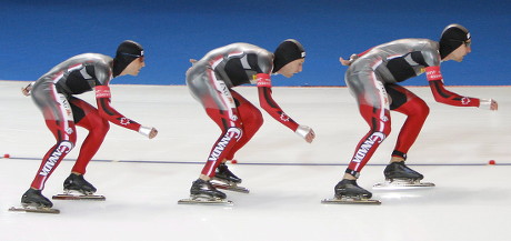 Canadian Ice Speed Skaters Denny Morrison Editorial Stock Photo - Stock ...