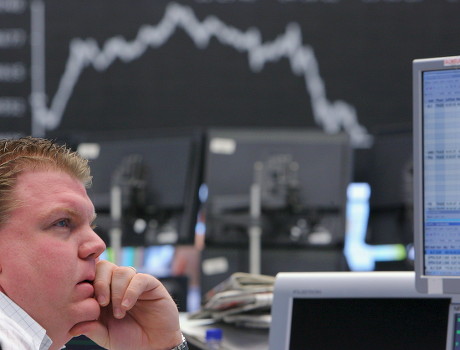 Chart German Share Index Dax Seen Editorial Stock Photo - Stock Image ...