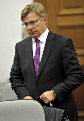 Investor Matthias Hink Arrives Gives Evidence Editorial Stock Photo ...