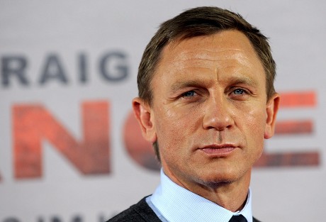 British Actor Daniel Craig Poses During Editorial Stock Photo - Stock ...