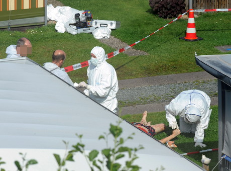 Members Forensics Department Examine Bodies Two Editorial Stock Photo ...