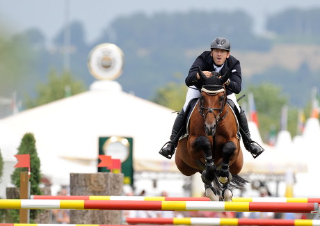 Germanys Jumping Equestrian Thomas Muehlbauer His Editorial Stock Photo ...