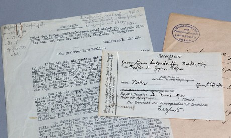 Adolf Hitlers Signature Top On Document Editorial Stock Photo - Stock ...