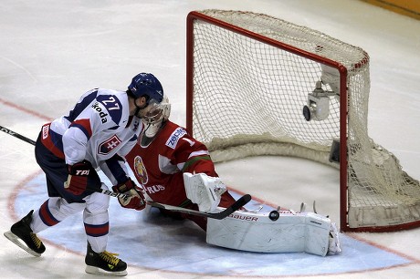 Slovakias Ivan Ciernik L Scores His Editorial Stock Photo - Stock Image ...