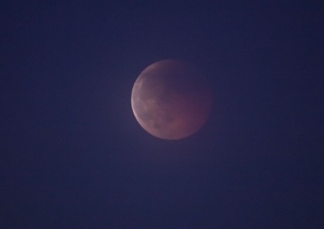 Total Lunar Eclipse Seen Grosser Feldberg Editorial Stock Photo - Stock ...