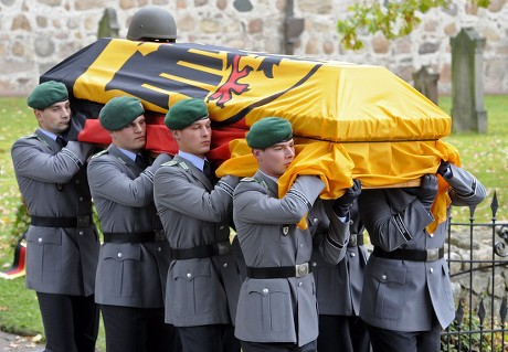 Soldiers Carry Coffin Bundeswehr German Sergeant Editorial Stock Photo ...