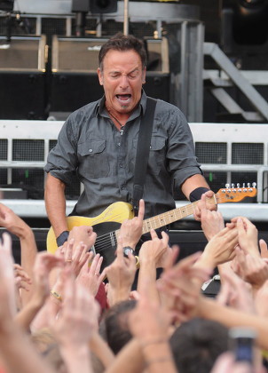 Us Singer Bruce Springsteen Performs E Editorial Stock Photo - Stock ...