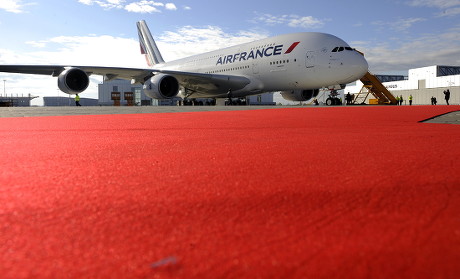 Airbus A380 Air France Klm Stands Editorial Stock Photo - Stock Image ...