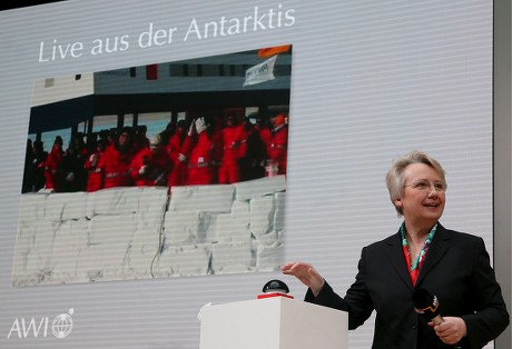 German Minister Research Annette Schavan Presses Editorial Stock Photo ...