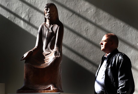 Visitor Looks Bronze Singing Man 1928 Editorial Stock Photo - Stock ...