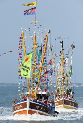 Two Shrimp Cutters Arrive 44th Cutter Editorial Stock Photo - Stock ...