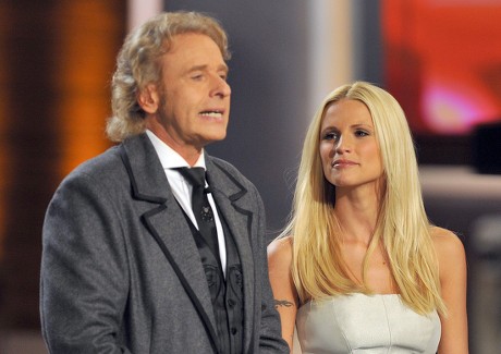 German Presenters Thomas Gottschalk L Michelle Editorial Stock Photo ...