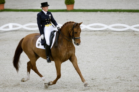 German Dressage Equestrian Heike Kemmer Her Editorial Stock Photo ...