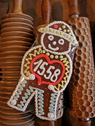 Freshlybaked Gingerbread Man Lies On Different Editorial Stock Photo ...