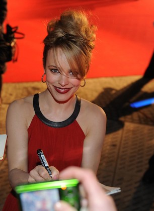 Us Actress Rachel Mcadams Signs Autographs Editorial Stock Photo ...