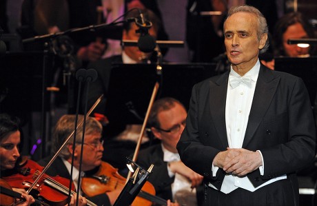 Spanish Tenor Jose Carreras Sings On Editorial Stock Photo - Stock ...
