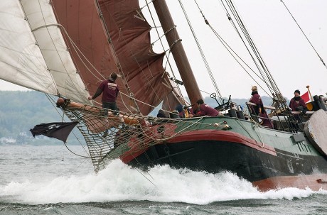 Sailing Ships Start Traditional Rum Regatta Editorial Stock Photo ...