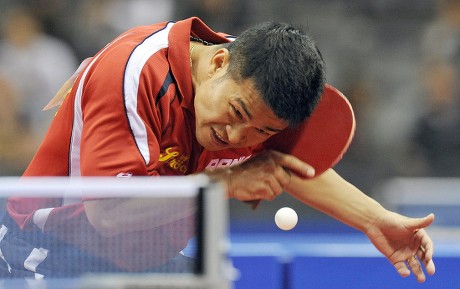 Austrias Chen Weixing Returns Ball Croatias Editorial Stock Photo ...