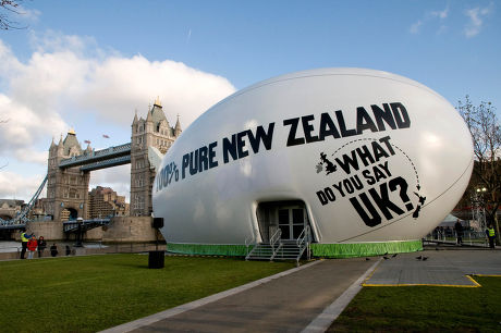 Giant Inflatable Rugby Ball Showcasing New Editorial Stock Photo ...