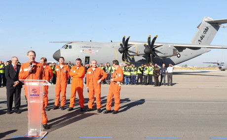 Test Crew Reports After Military Airbus Editorial Stock Photo - Stock ...