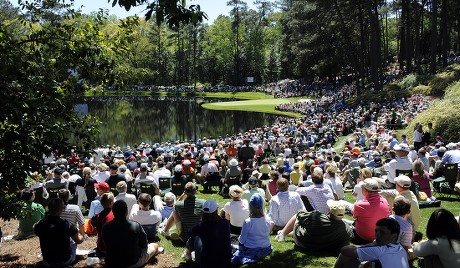 Patrons Gather Around Ikes Pond Ninth Editorial Stock Photo - Stock ...