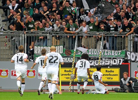 Leverkusens Michael Ballack L Argues Referee Editorial Stock Photo ...