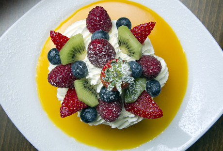 Mixed Fruit Pavlova Dessert Editorial Stock Photo - Stock Image ...