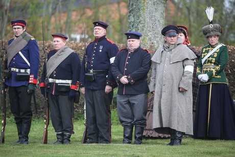 Danish Civilians Historic Uniforms Take Part Editorial Stock Photo ...