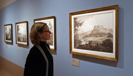 Staff Member Views Works Swiss Artist Editorial Stock Photo - Stock ...