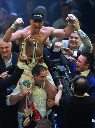 American German Boxer Arthur Abraham Celebrates Editorial Stock Photo ...