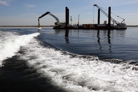 Cable Laying Ship Aura Lies Waiting Editorial Stock Photo - Stock Image ...