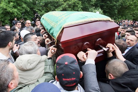 Relatives Friends Stand Coffin Diren Dede Editorial Stock Photo - Stock ...