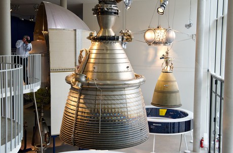 Man Photographs Vulcain 2 Engine C Editorial Stock Photo - Stock Image ...