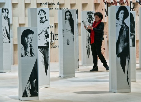 Stelae Made Thousands Pieces Paper Display Editorial Stock Photo ...