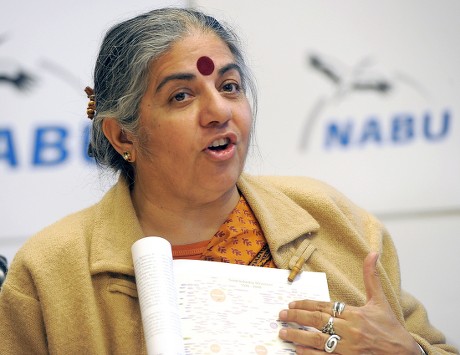 Indian Environmental Activist Vandana Shiva Speaks Editorial Stock ...