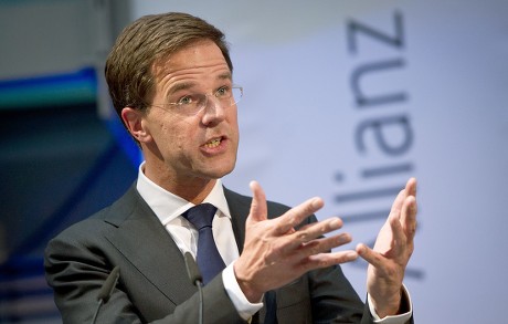 Dutch Prime Minister Mark Rutte Delivers Editorial Stock Photo - Stock ...