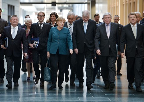German Chancellor Angela Merkel Front 3l Editorial Stock Photo - Stock ...